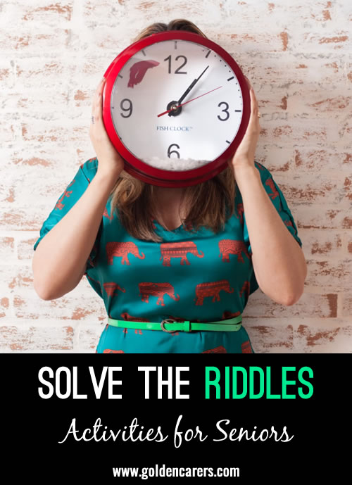 Solve the Riddles #5