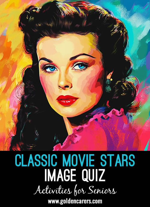 Classic Movie Stars Image Reveal