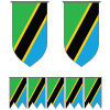 Tanzania Bunting Templates