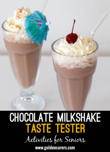 Chocolate Milkshake Taste Tester