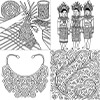 Borneo Coloring Templates