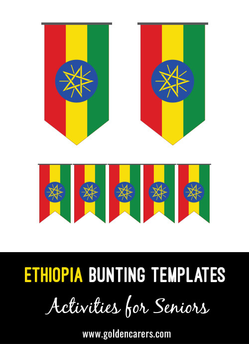 Ethiopia Bunting Templates
