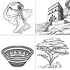 Ethiopia Coloring Templates