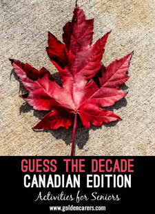 Guess the Decade – Canadian Edition