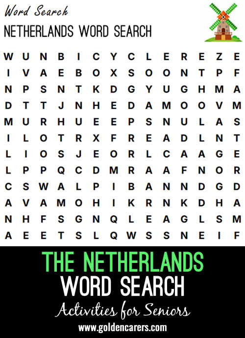The Netherlands Word Search
