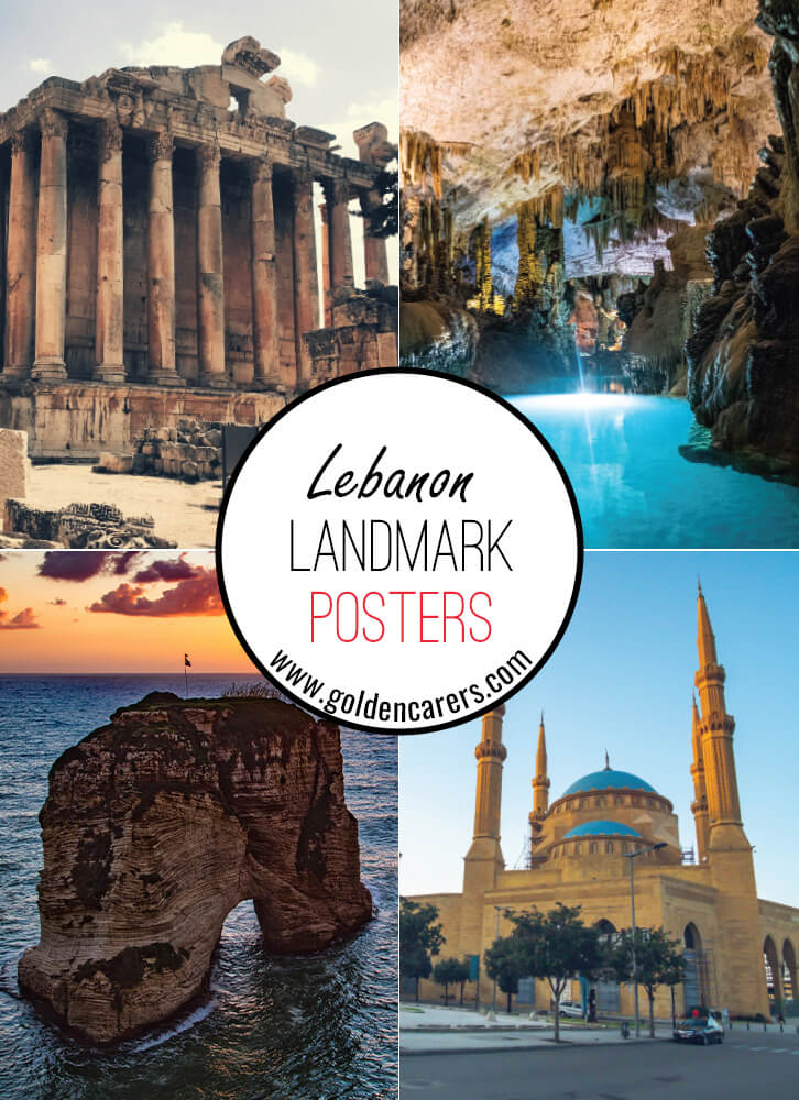 Lebanon Landmark Posters