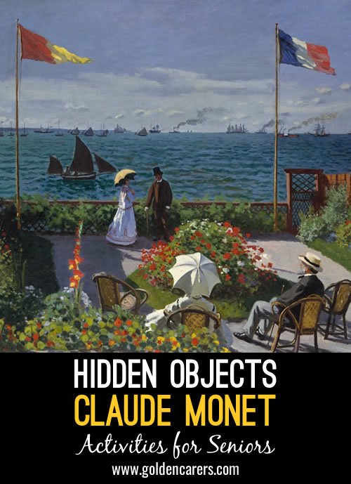 Hidden Objects - Claude Monet