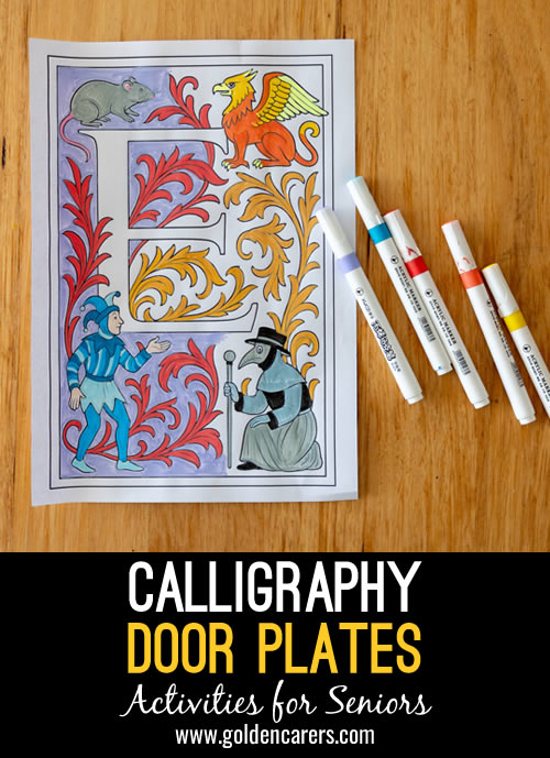 Calligraphy Door Plates