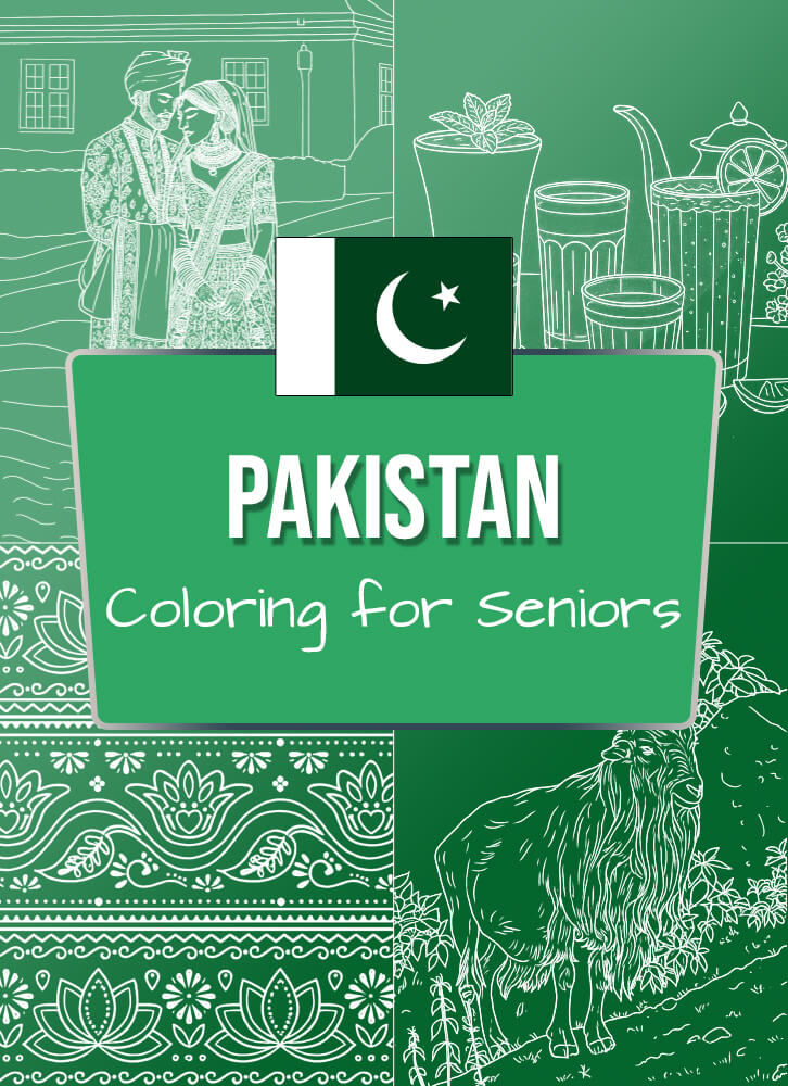 Pakistan Coloring Templates