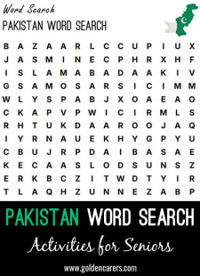 Pakistan Word Search