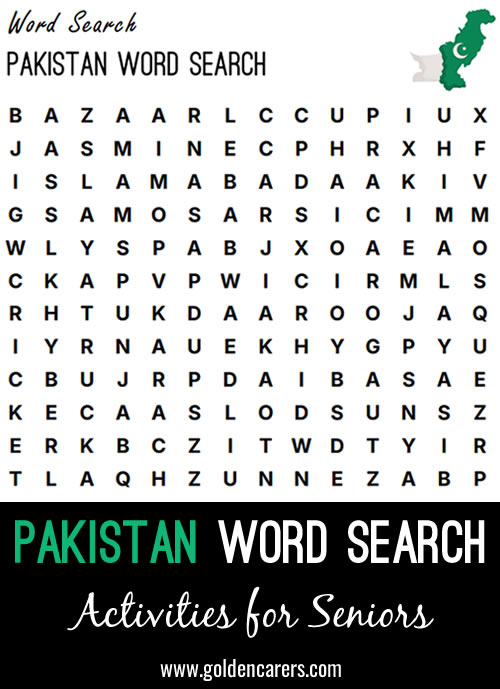 Pakistan Word Search