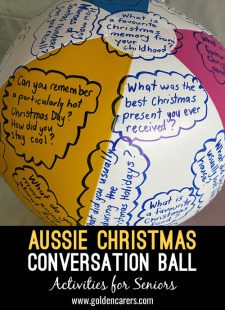Aussie Christmas Conversation Ball