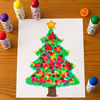Christmas Tree Dot Art