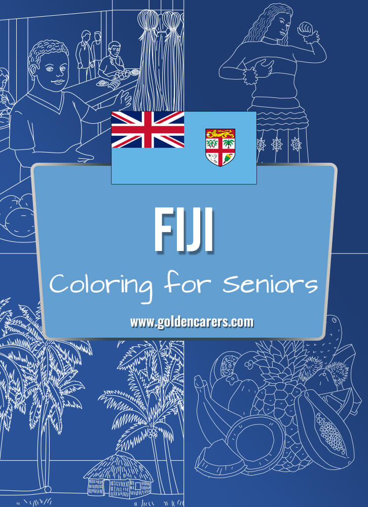 Fiji Coloring Templates