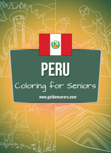 peru coloring book
