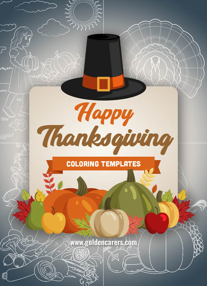Thanksgiving - Coloring Templates
