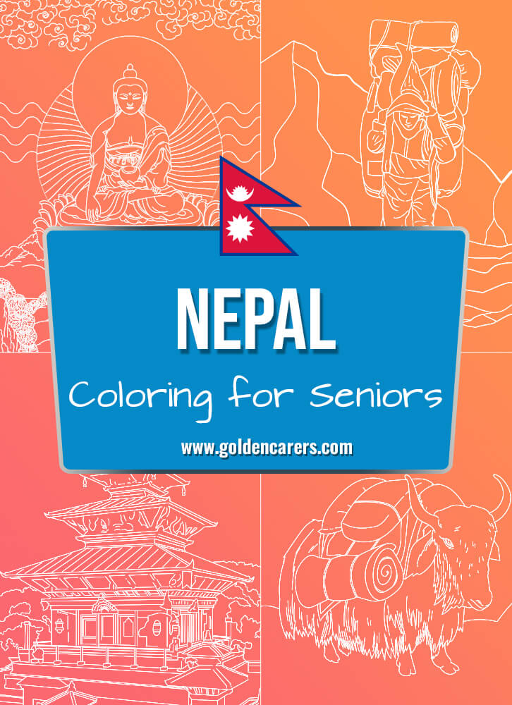 Nepal Coloring Templates