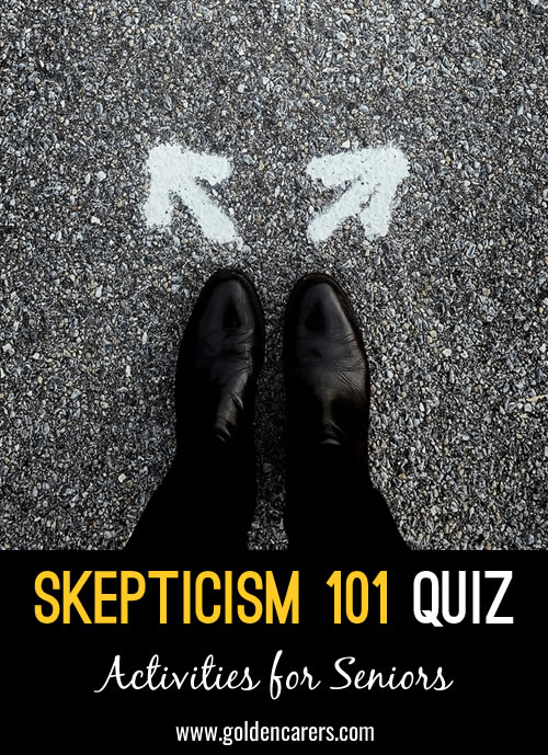 Skepticism 101 Quiz