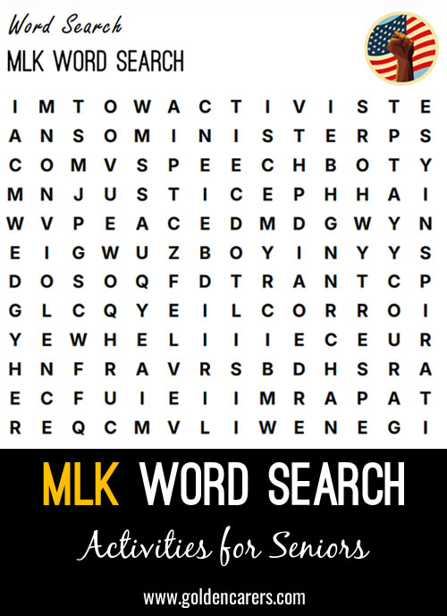 MLK Word Search