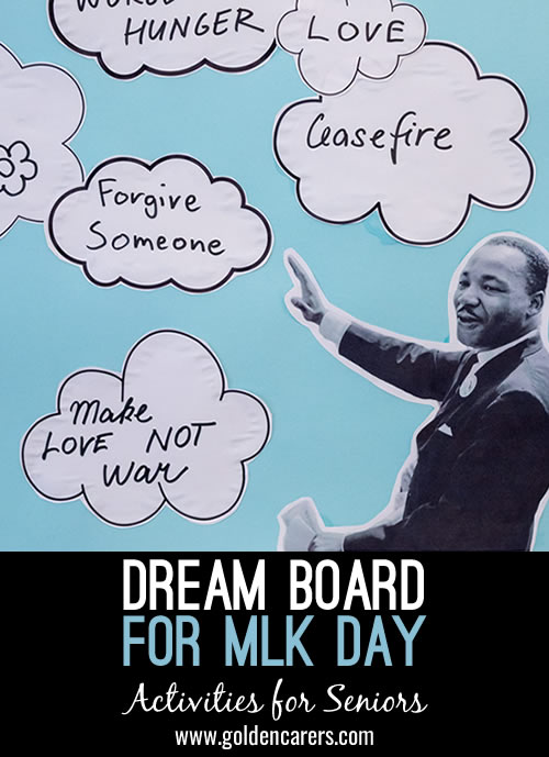 Dream Board for MLK Day