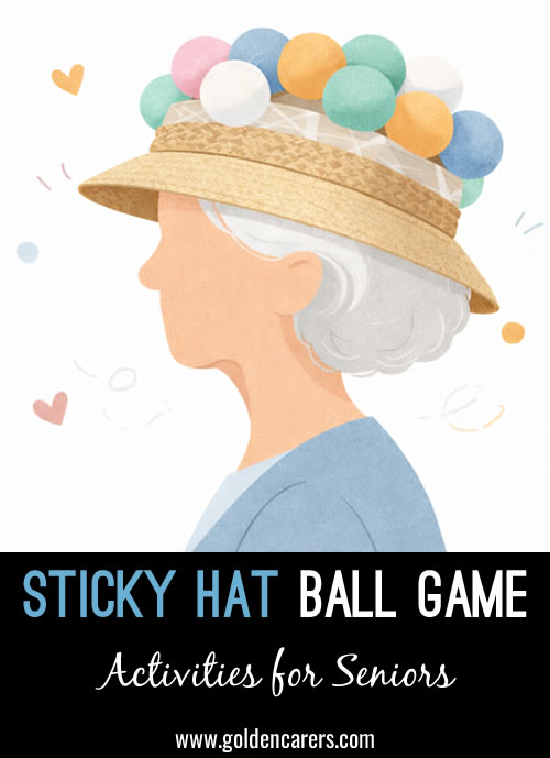 Sticky Hat Ball Game