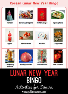 Let's Have Lunch Bingo