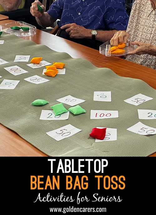 Tabletop Bean Bag Toss