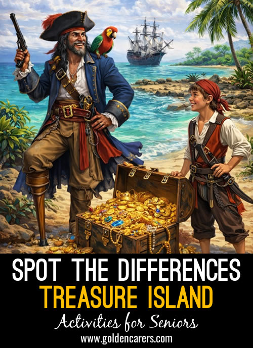 Spot the Differences - Treasure Island