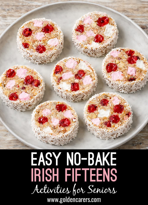 Easy No-Bake Irish Fifteens