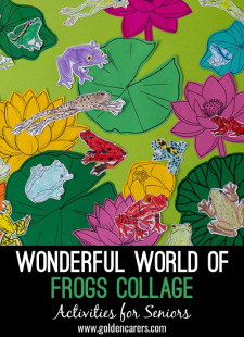 Wonderful World Of Frogs Collage
