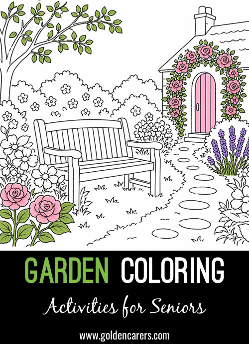 Garden Coloring Templates