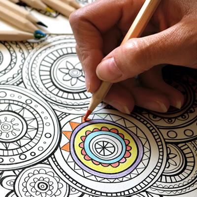 coloring pages elderly