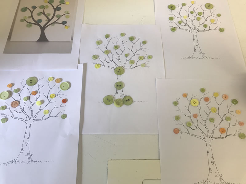 Creative Button Tree