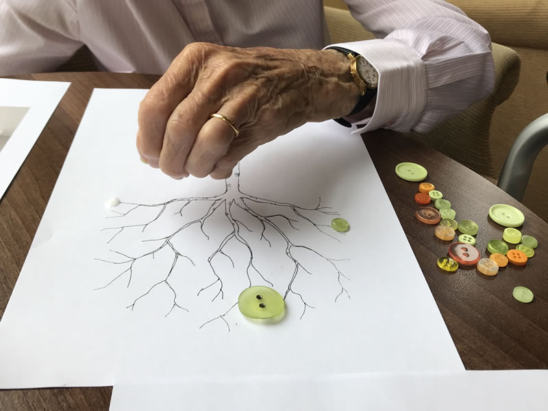 Creative Button Tree