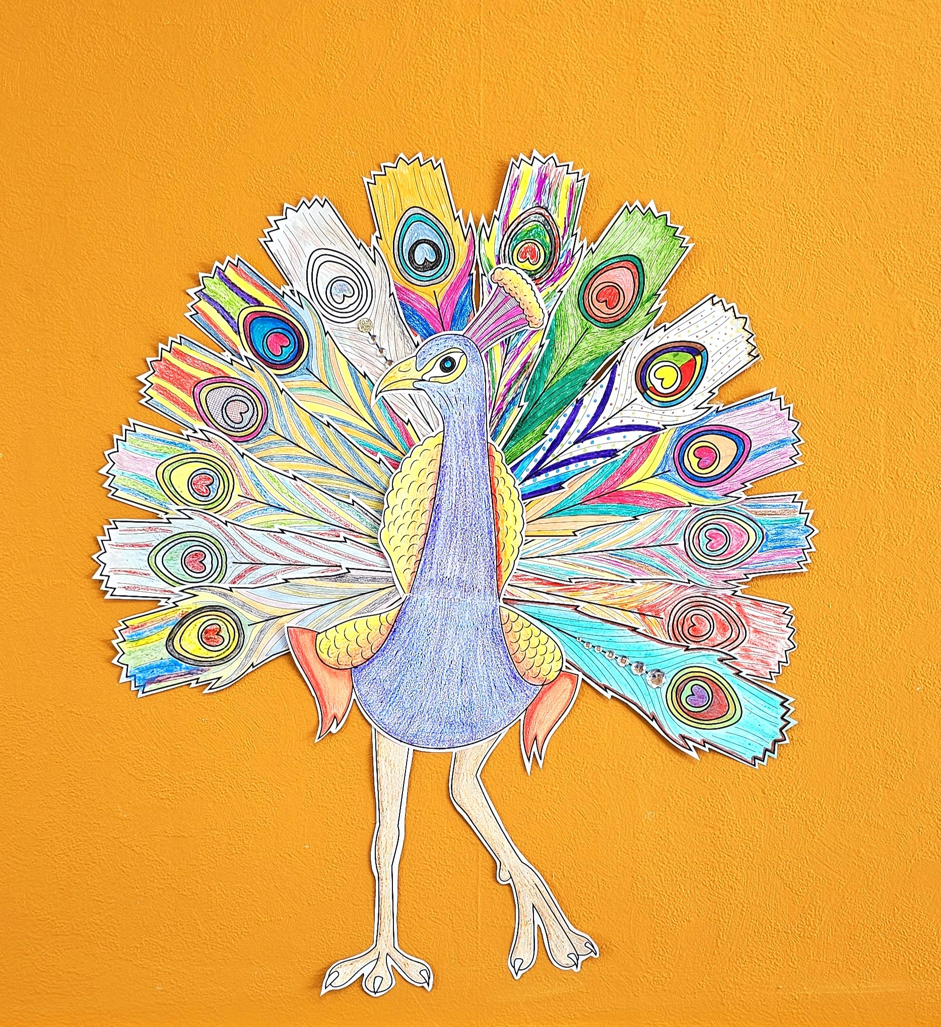 Peacock Collage Group Project